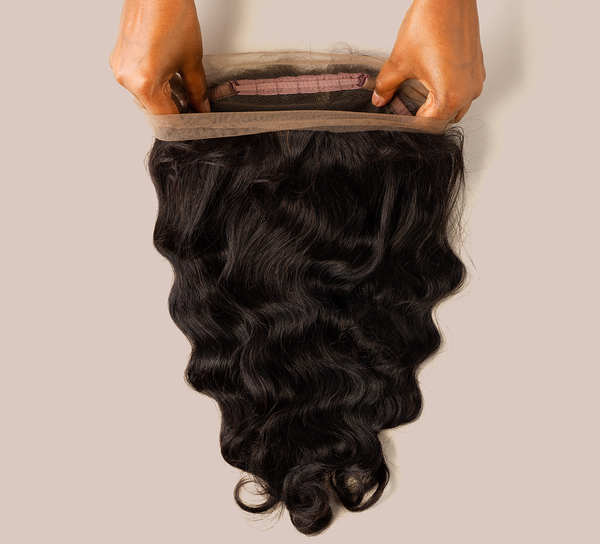 VIRGIN PERUVIAN LOOSE WAVE LAVE 360 FRONTAL - The Bundle Outlet